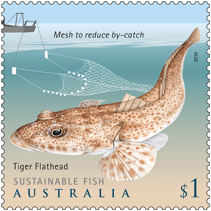 Sustainable Fishing (Australia 2019) | virtualstampclub.com