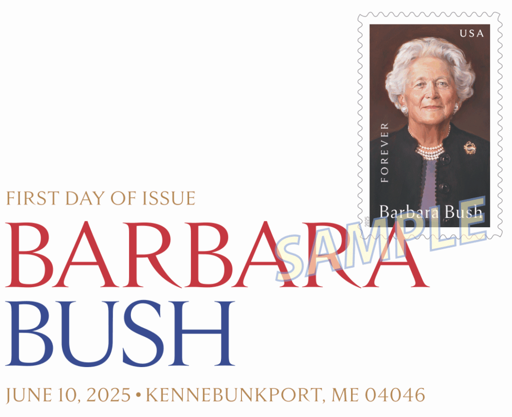 Barbara Bush (US 2025) | virtualstampclub.com